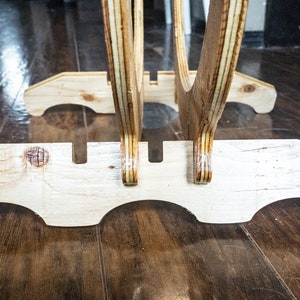 Bike Stand - Bicycle Stand - Bicycle Stand CNC - CNC Bike Stand - Wood ...