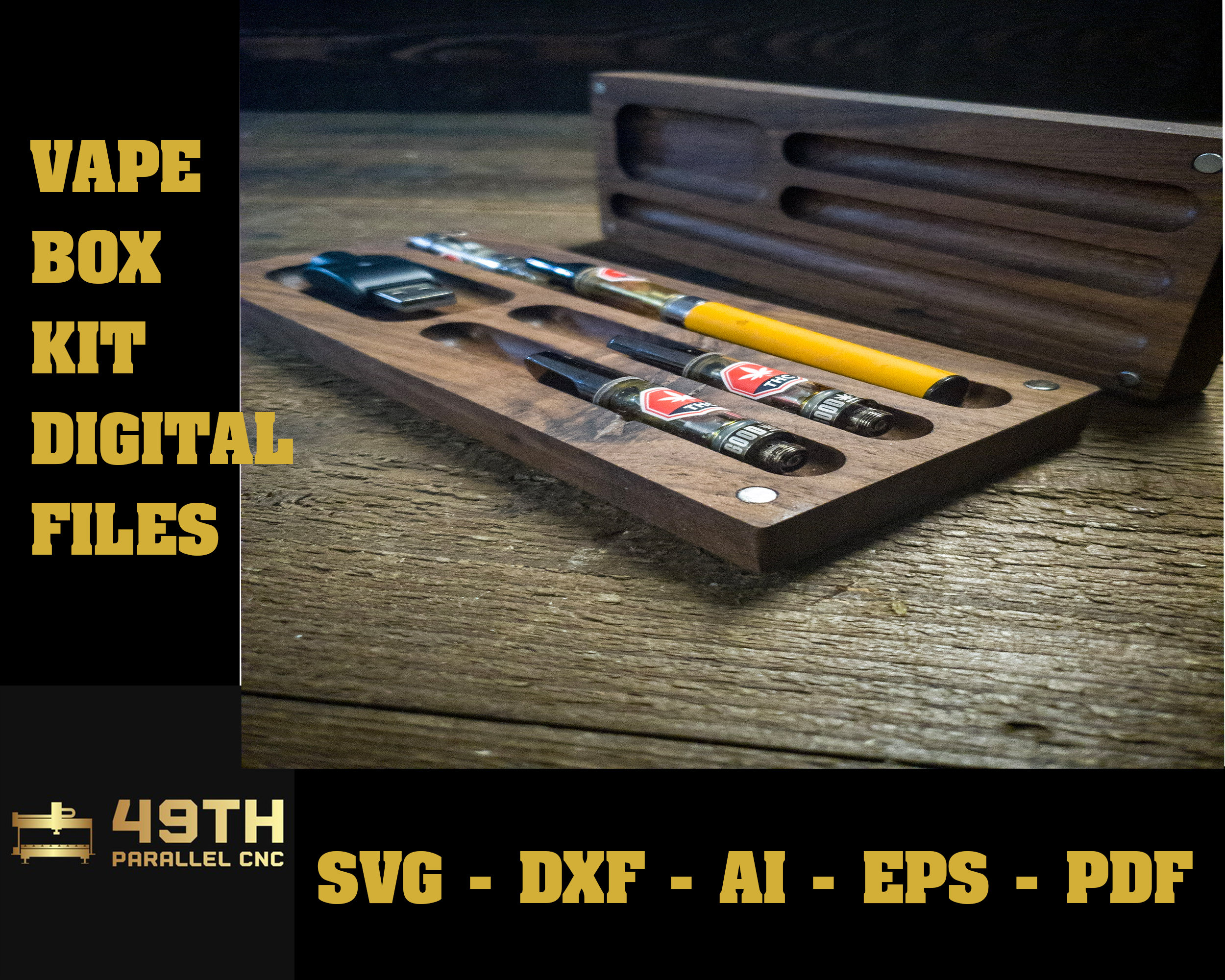 Vape Box CNC File - Cnc File - Vape Stash Box - Stash Box Cnc File - Etsy