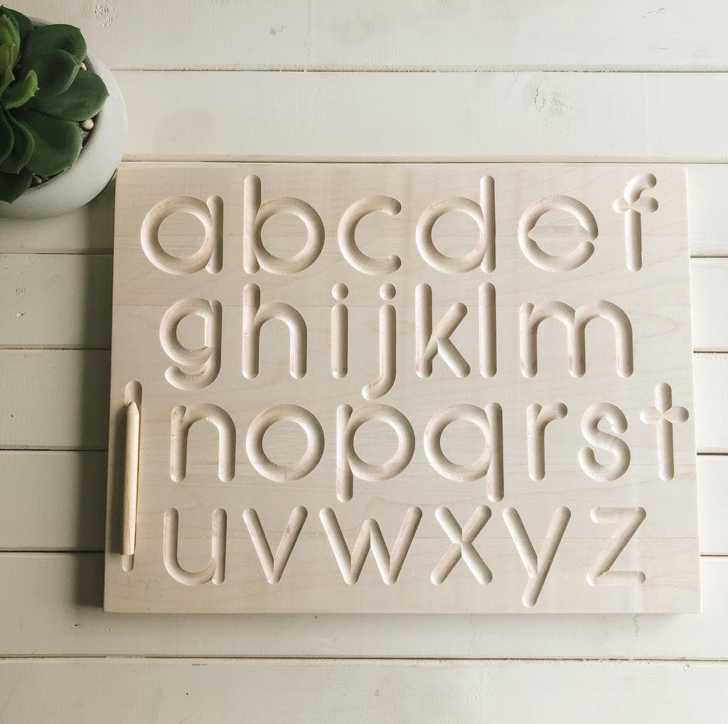 Letter and Number Tracing Boards Digital File Only Montessori Tracing ...