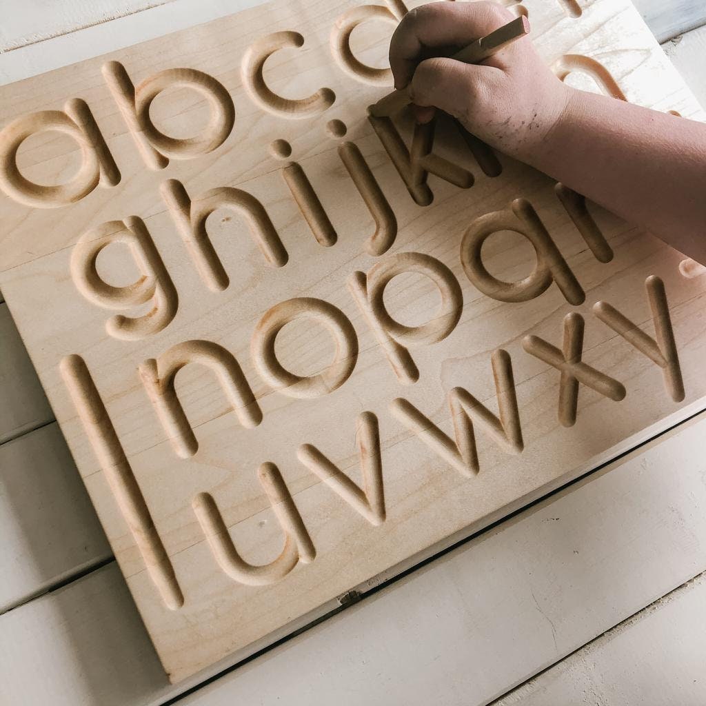 Letter and Number Tracing Boards Digital File Only Montessori Tracing ...