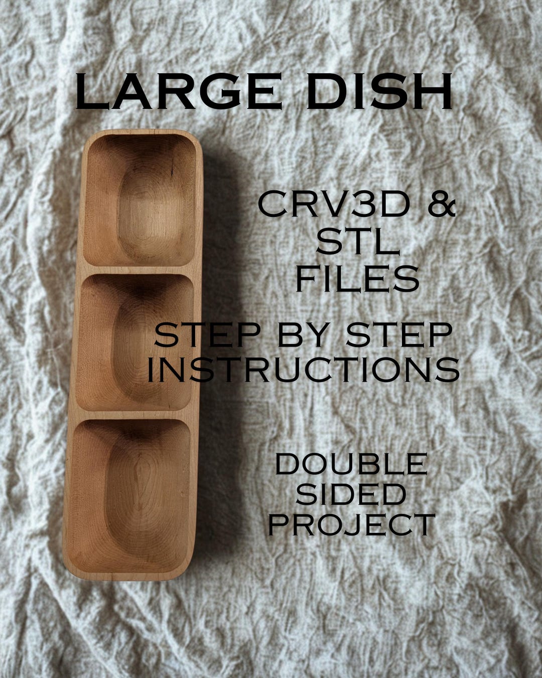 CNC Dish - CNC Platter - STL File Tray - Stl File Dish - - Etsy