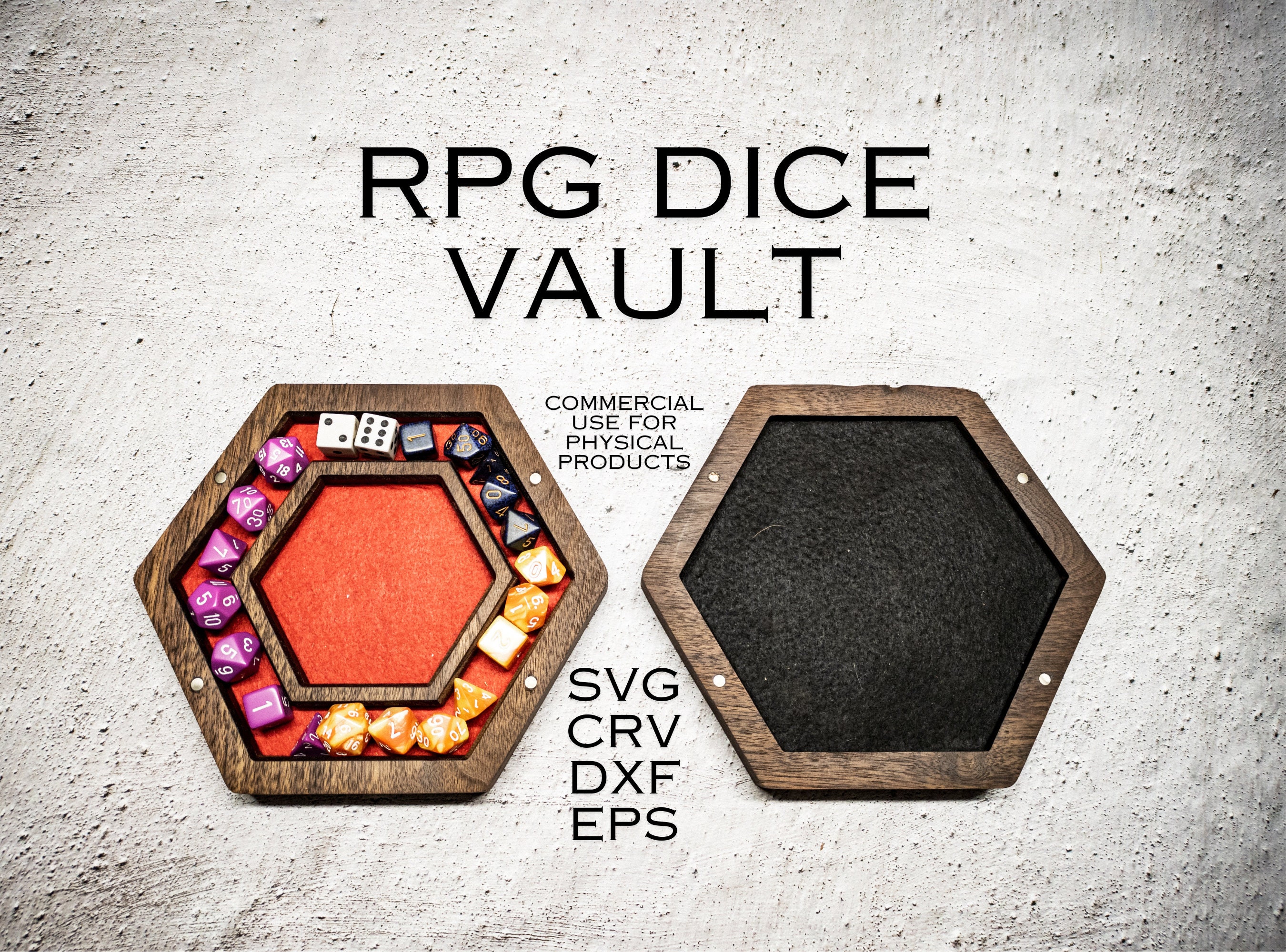 Dice Vault - Dice Dungeon - Cnc Digital File - SVG - Dice Storage ...