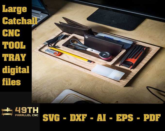 CNC Tool and Bit Storage Tray - Digital Files for CNC - Etsy Canada