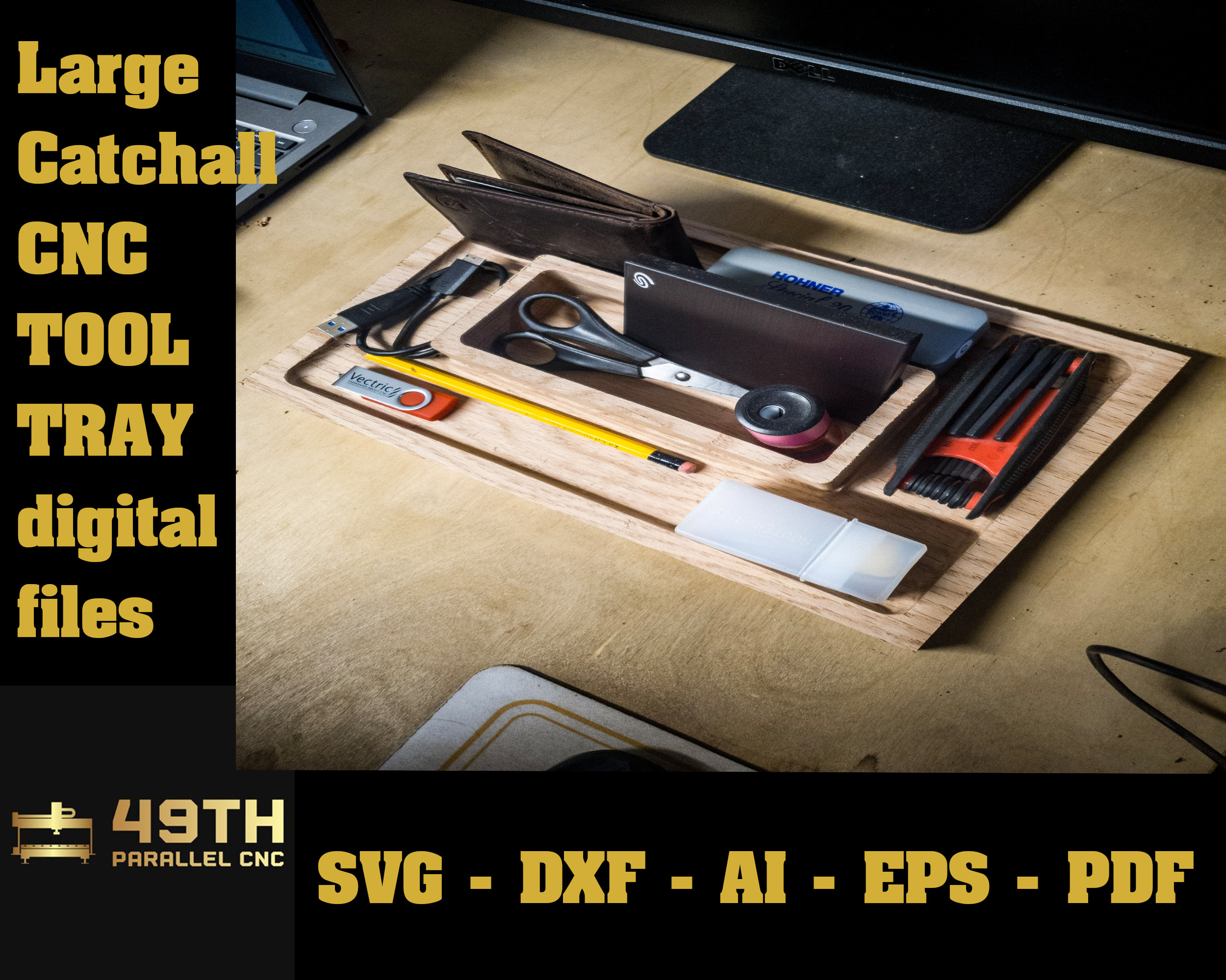 CNC Catch All Tray Cnc Tool Tray File CNC Tool Tray Cnc Accessory - Etsy