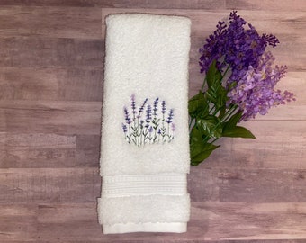 Lavender Hand Towel Bathroom - Etsy
