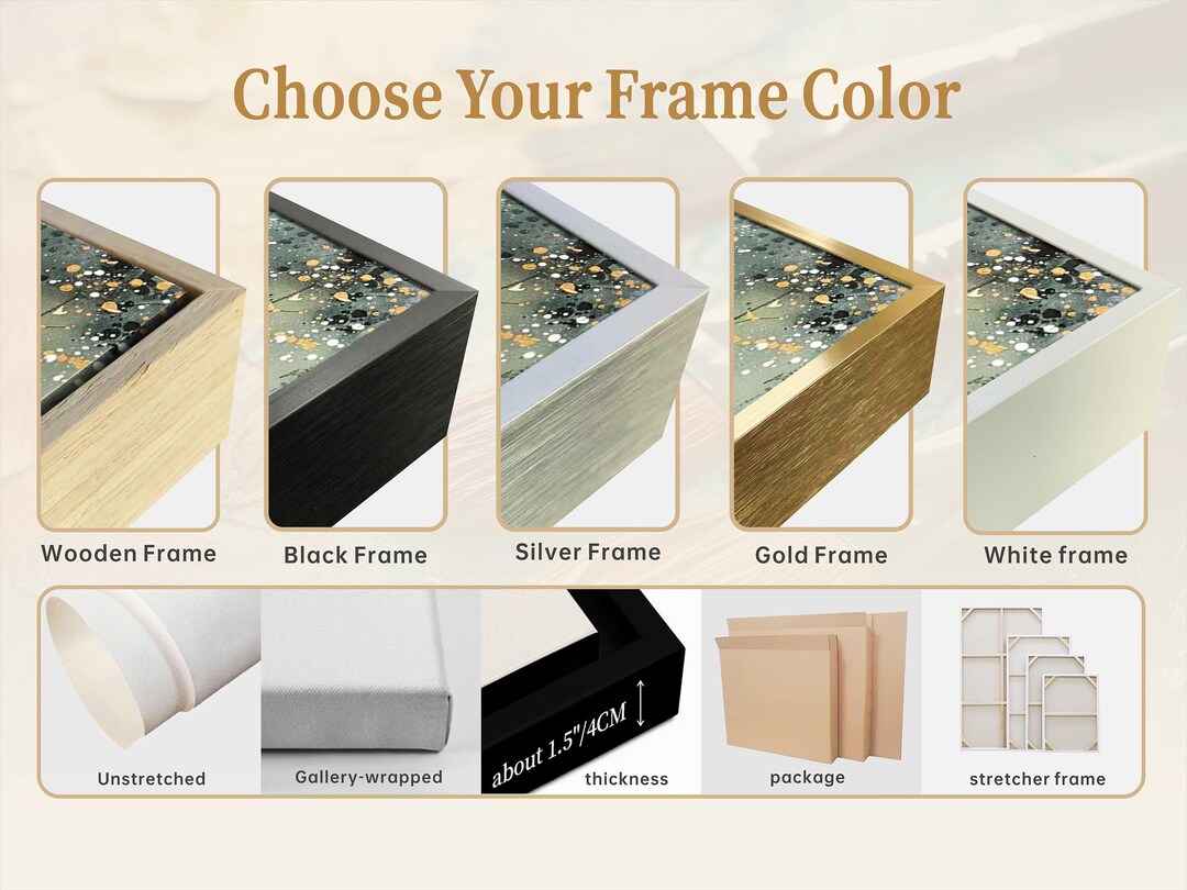 Custom Framing Services: Handmade Customized Frames for Paintings Metal ...