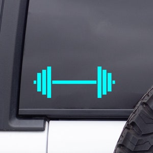 Power Lifting Decal, Weight Lifting Decal, Kid Sports Decal, Barbell ...