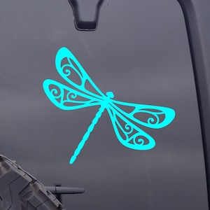 Dragonfly Decal, Dragonfly Sticker, Car Window Decal, Laptop Decal ...