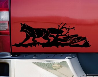 Fox Permanent Vinyl Decal - Etsy