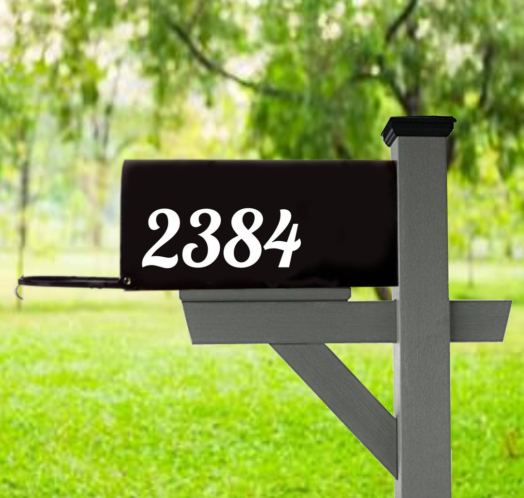 Custom Number Decals, Mailbox Numbers, Personalized Numbers - Etsy