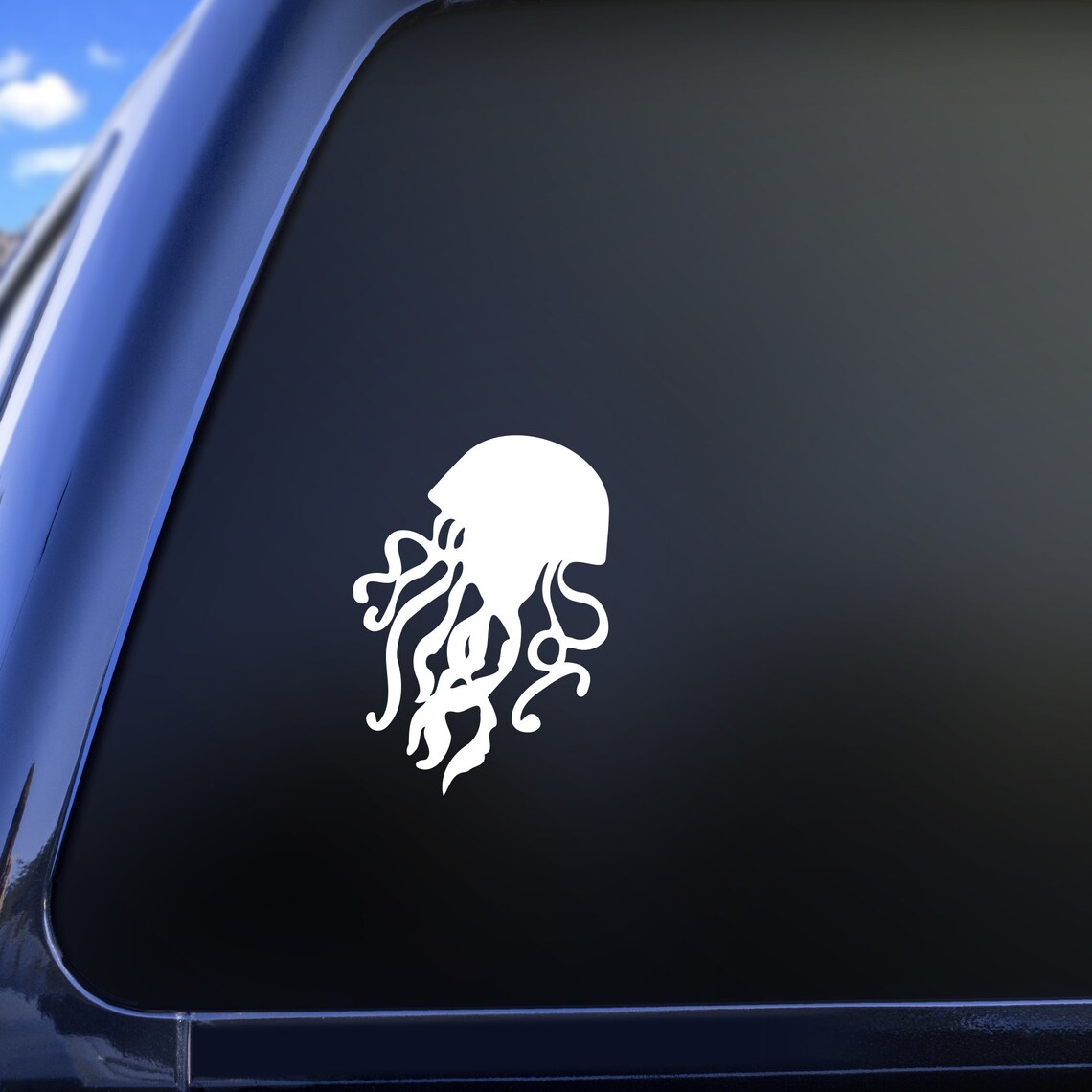 Jellyfish Decal, Saltwater Aquatic Marine Vinyl Decal - Etsy