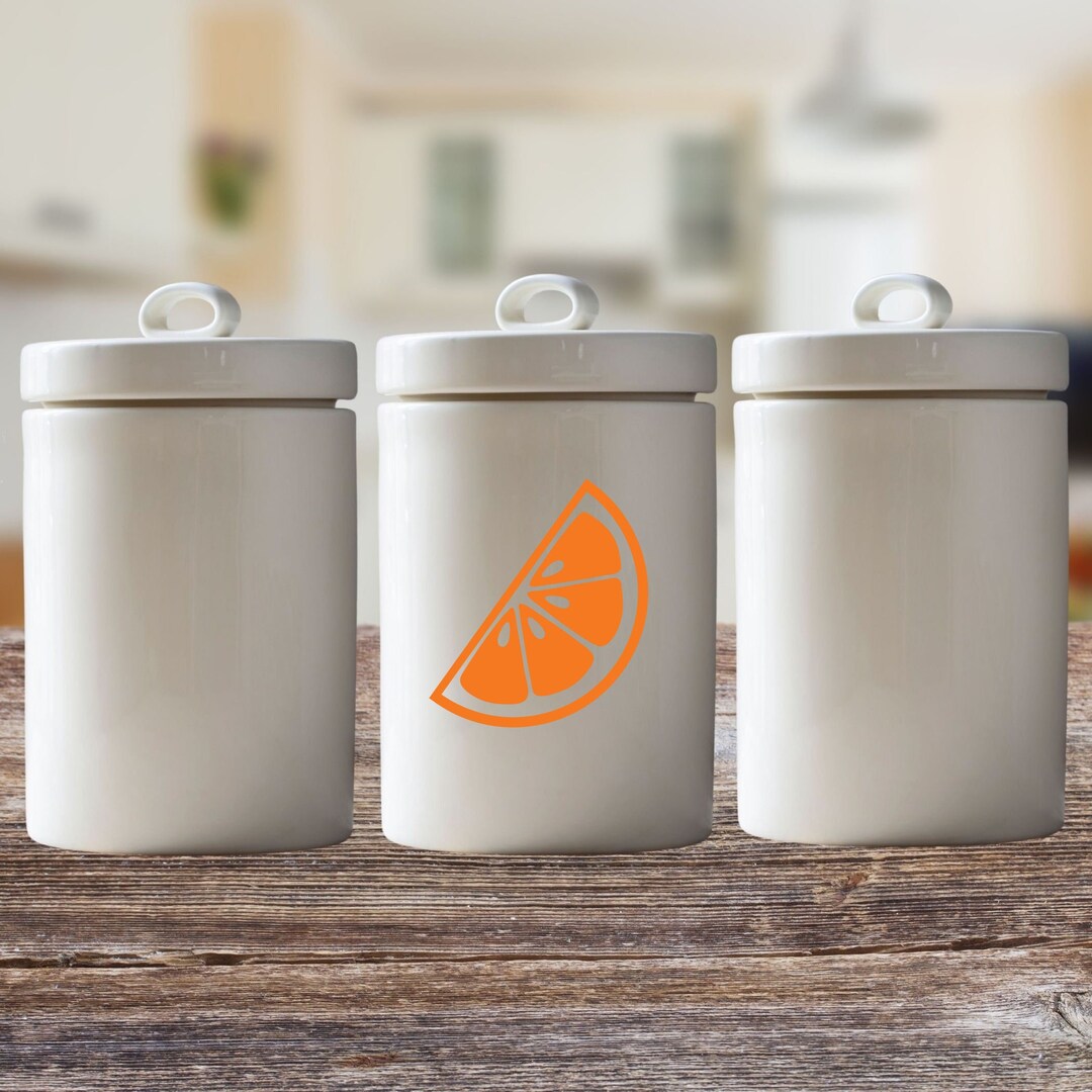 Orange Slice Vinyl Decal Sticker - Etsy