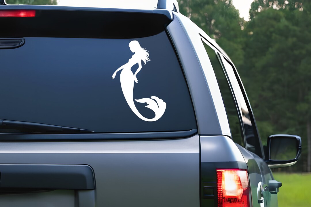 Mermaid Decal | Mermaid Vinyl Sticker - Etsy
