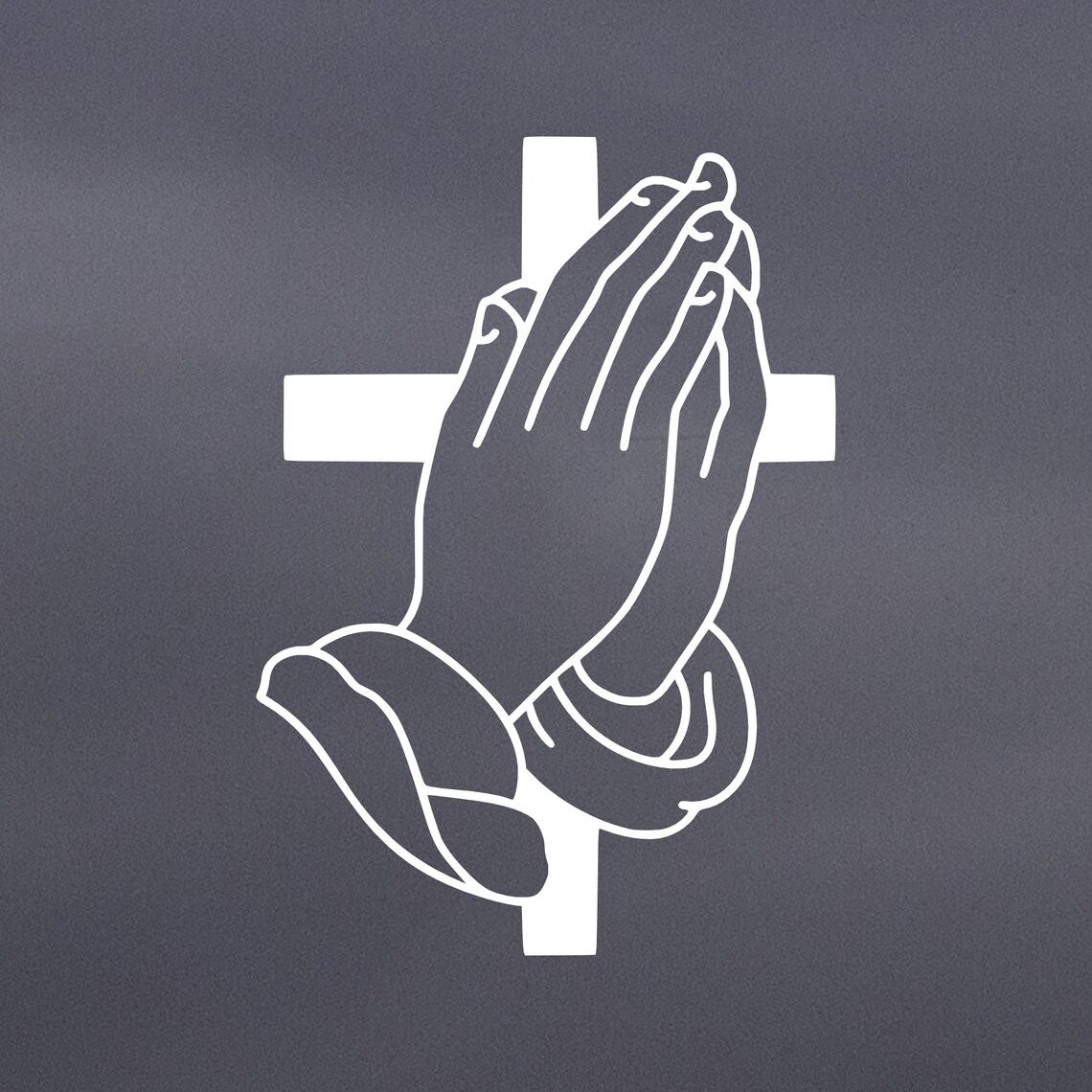 Prayer Hands Decal Religious Decal Christian Decal Car - Etsy