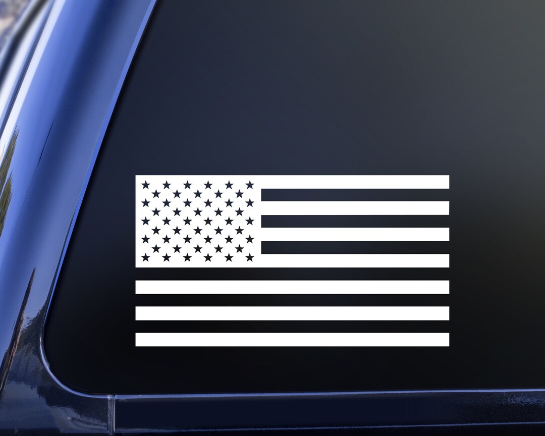 American Flag Vinyl Decal Sticker, Stars and Strips Decal, Battle ...