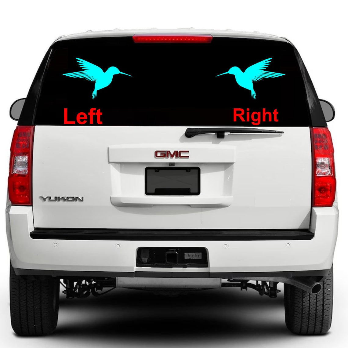 Hummingbird Vinyl Decal Sticker, Bird Decal, Car Window Decal Sticker ...