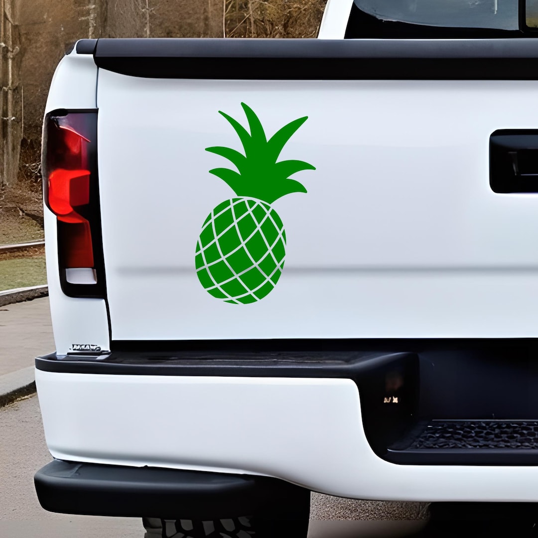 Pineapple Vinyl Decal: Tropical Car/laptop Sticker - Etsy