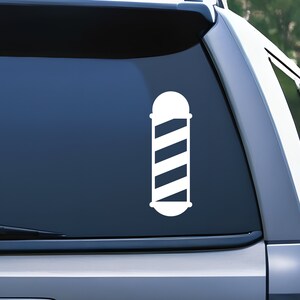 Barber Shop Pole Decal, Barbers Pole Vinyl Decal - Etsy