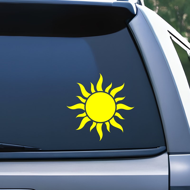 Sun Decal - Etsy