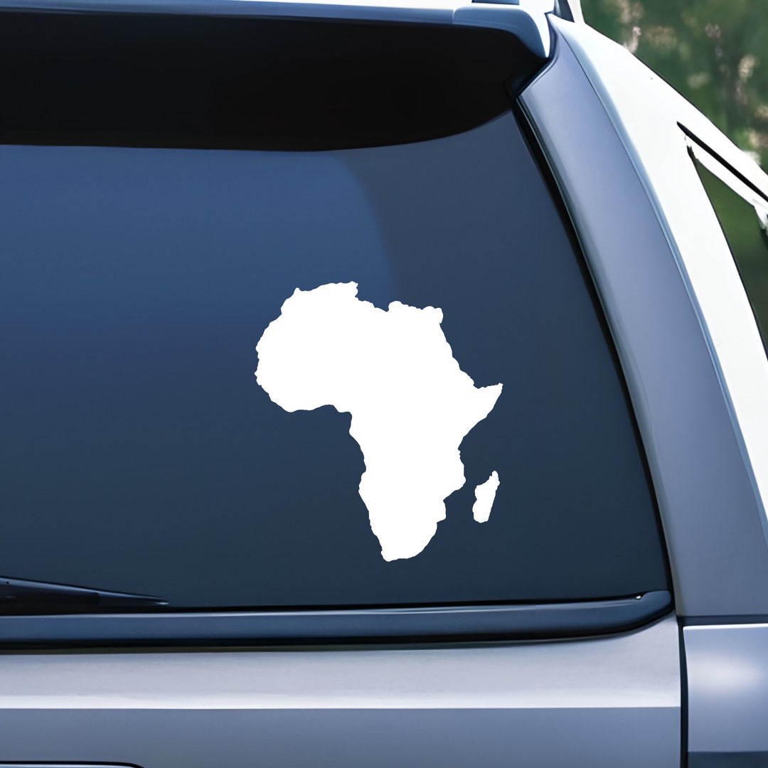 Africa Continent Vinyl Decal Sticker - Etsy
