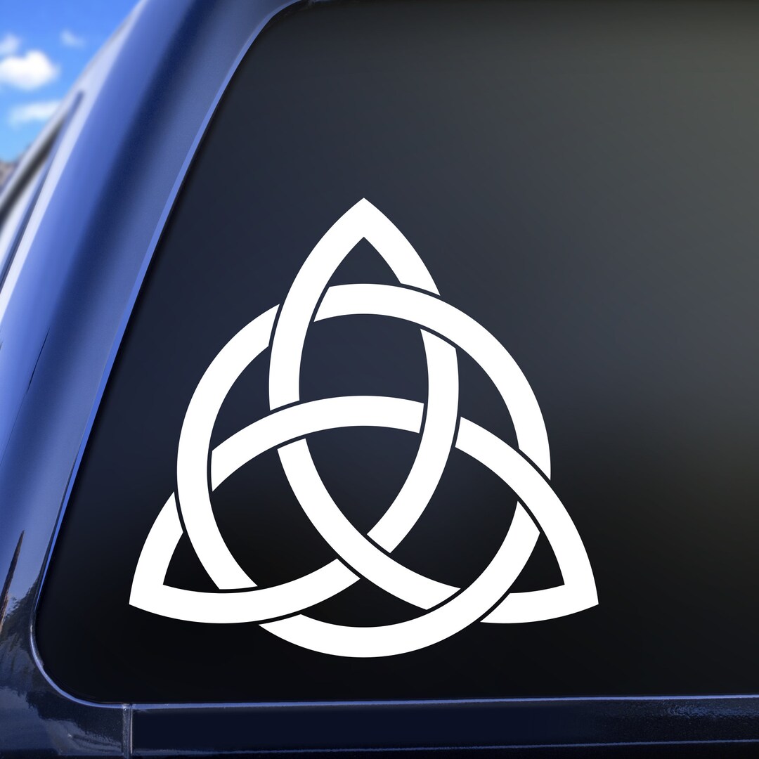 Celtic Knot Vinyl Decal Sticker | Trinity Knot Decal | Triquetra Decal ...