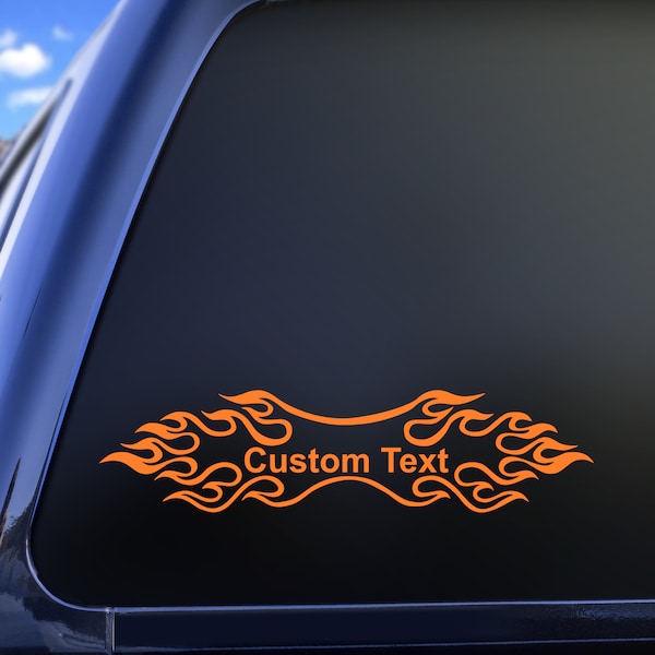 Car Flames Stickers - Etsy