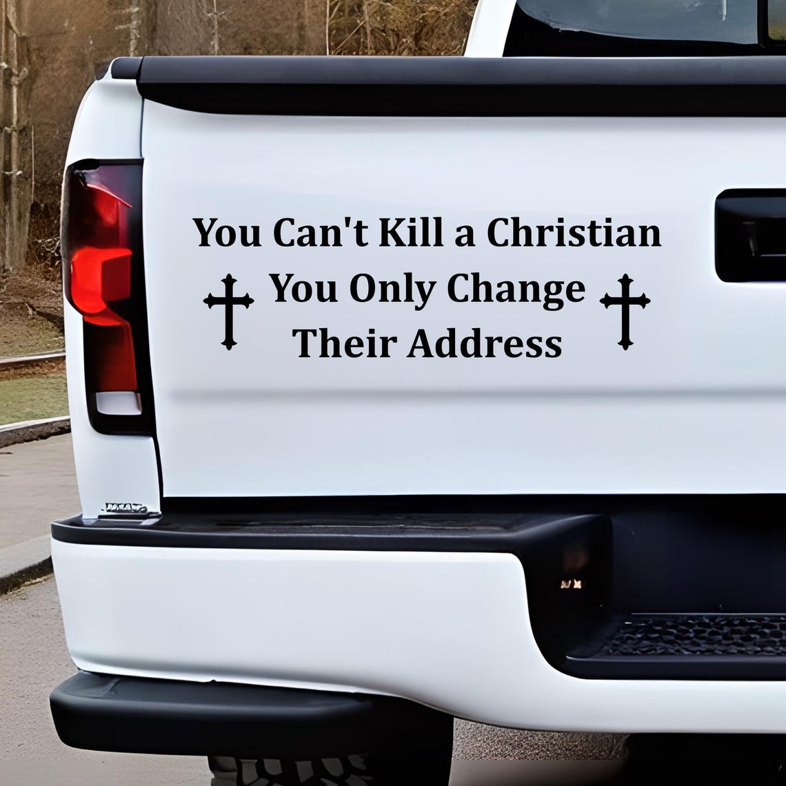 You Can't Kill a Christian Vinyl Decal, Eternal Life Car Window Sticker ...