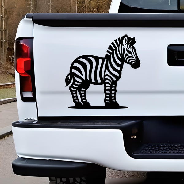 Zebra Decal - Etsy