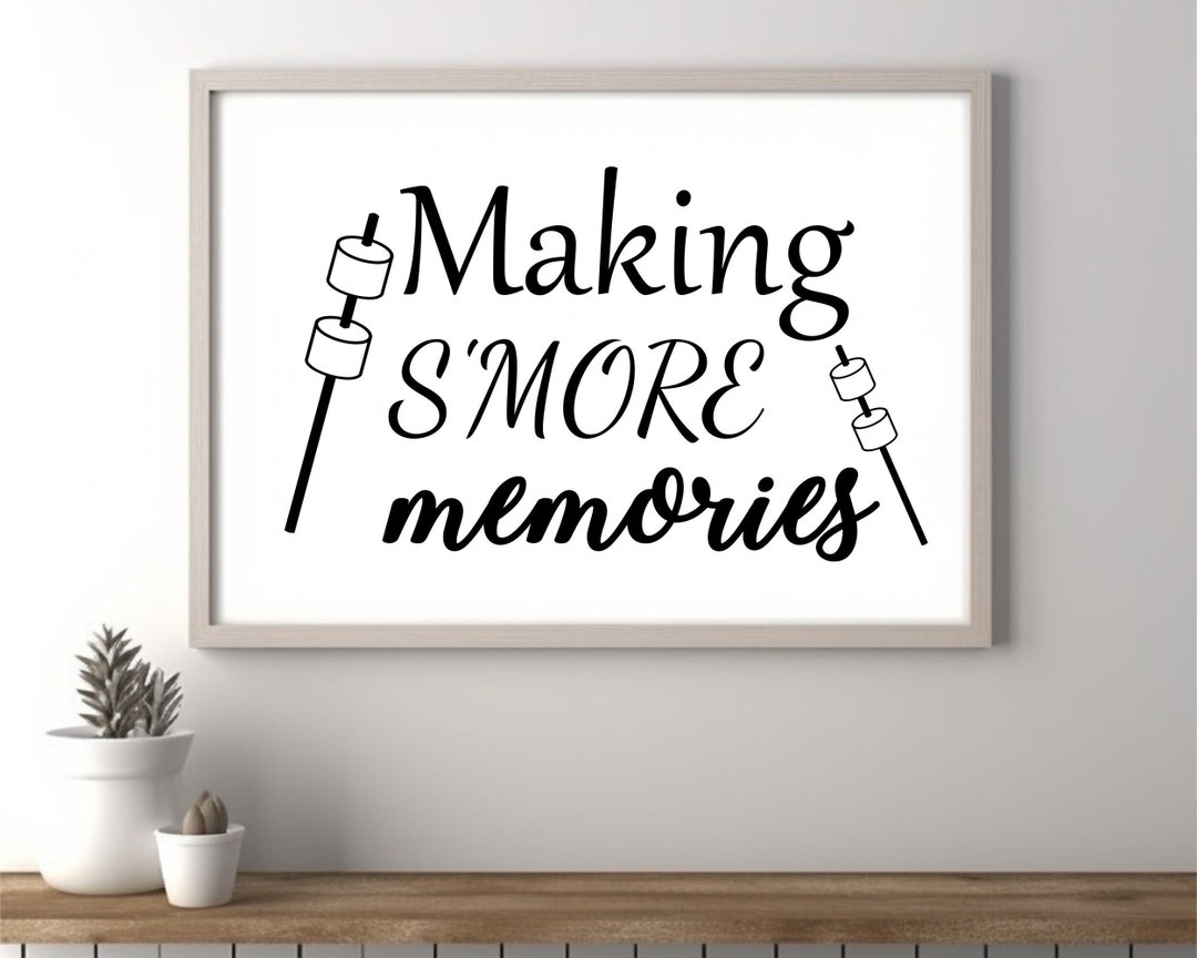 Making Smore Memories Vinyl Decal, Camping Decal, RV Decal, Decal Only ...