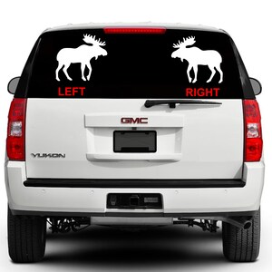 Moose Vinyl Decal Sticker for Car Window, Laptop and More - Etsy