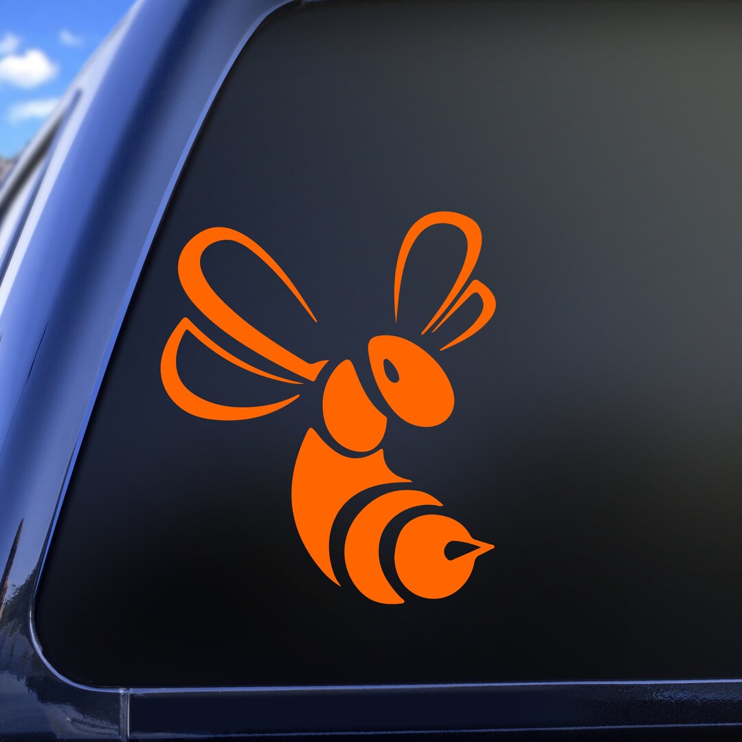 Hornet Bee Vinyl Decal Sticker, Wasp Bee Car Decal - Etsy