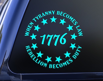 1776 Window Decal - Etsy