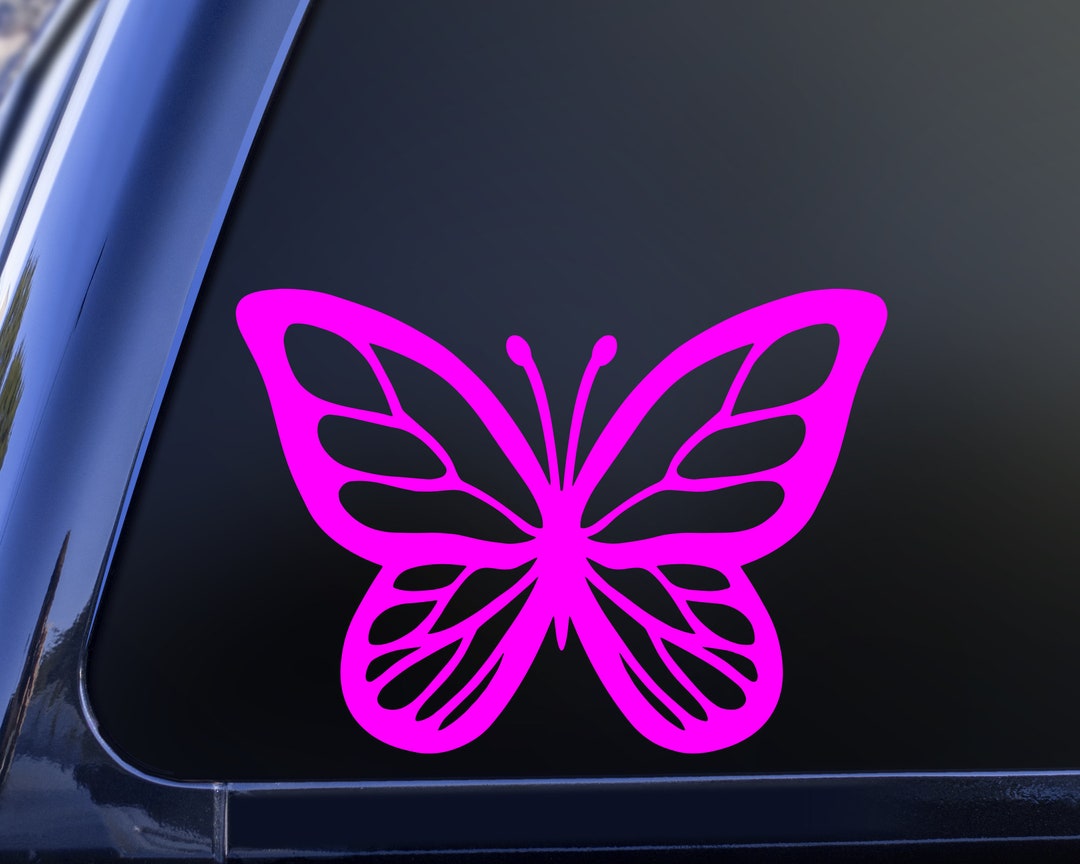 Butterfly Vinyl Decal Sticker, Nature Decal, Car Window Decal, Tumbler ...