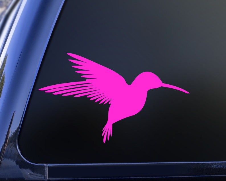 Hummingbird Vinyl Decal Sticker Bird Decal Car Window Decal - Etsy