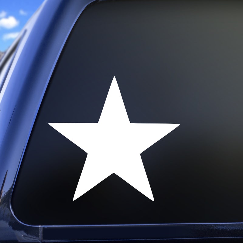 Purple Star Bumper Sticker - Etsy
