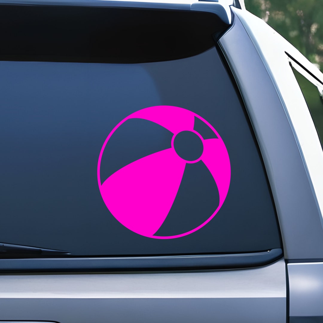 Beach Ball Decal, Beach Toy Decal, Inflatable Ball Decal - Etsy