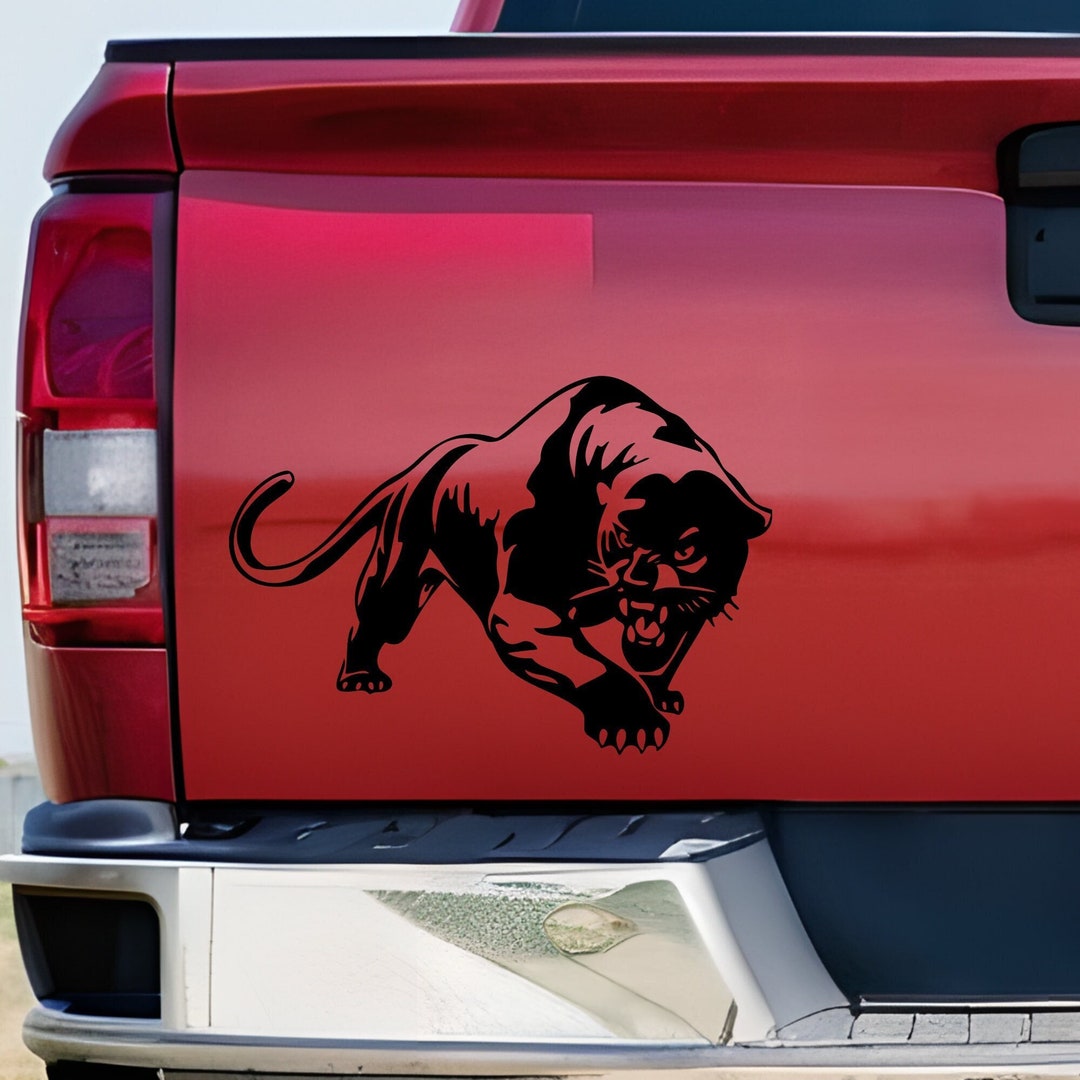 Panther Vinyl Decal Sticker, Jaguar Decal, Leopard Decal - Etsy