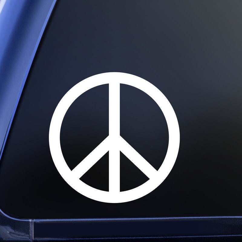 Peace Sign Decal - Etsy