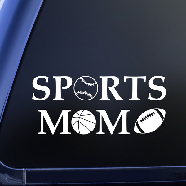 Sports Mom Window Decal - Etsy