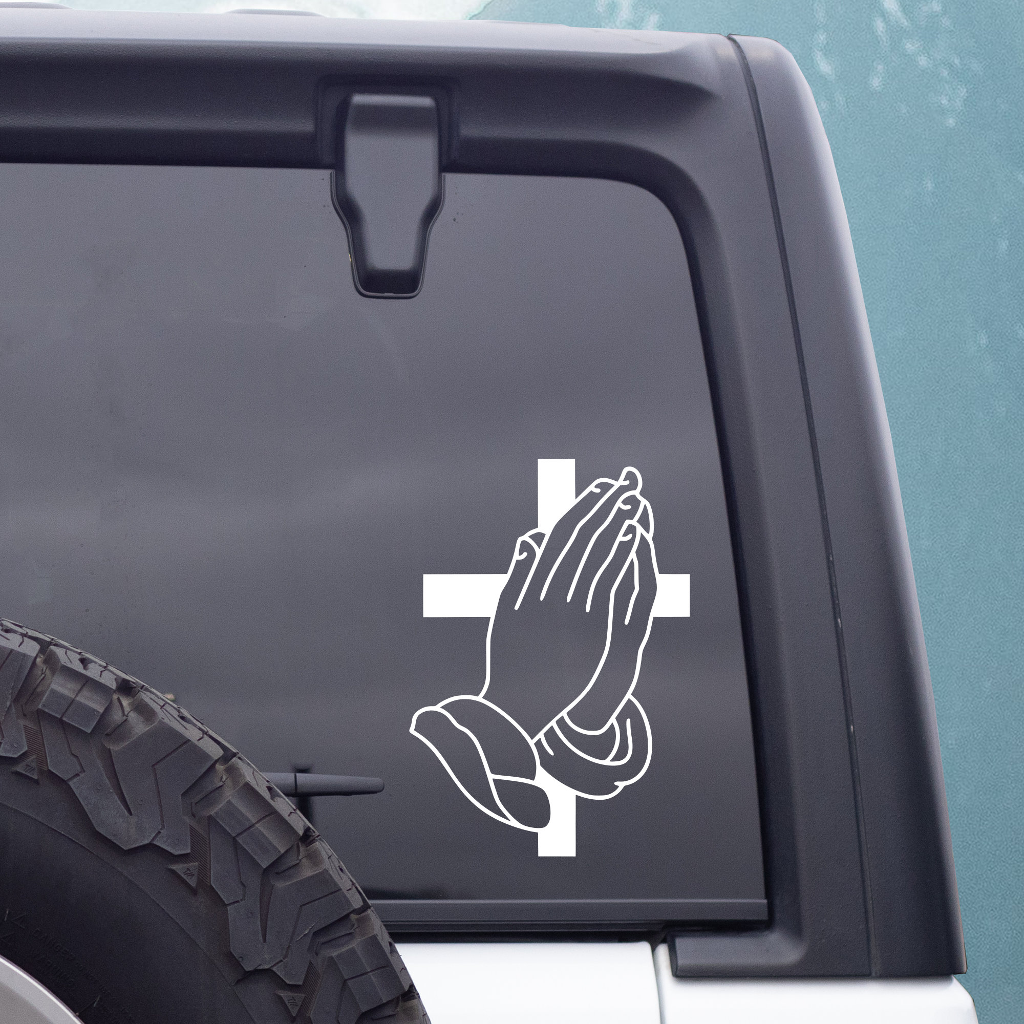 Prayer Hands Decal Religious Decal Christian Decal Car - Etsy