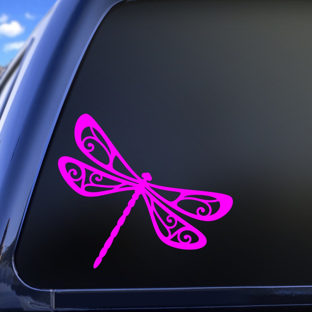 Dragonfly Decal, Dragonfly Sticker, Car Window Decal, Laptop Decal ...