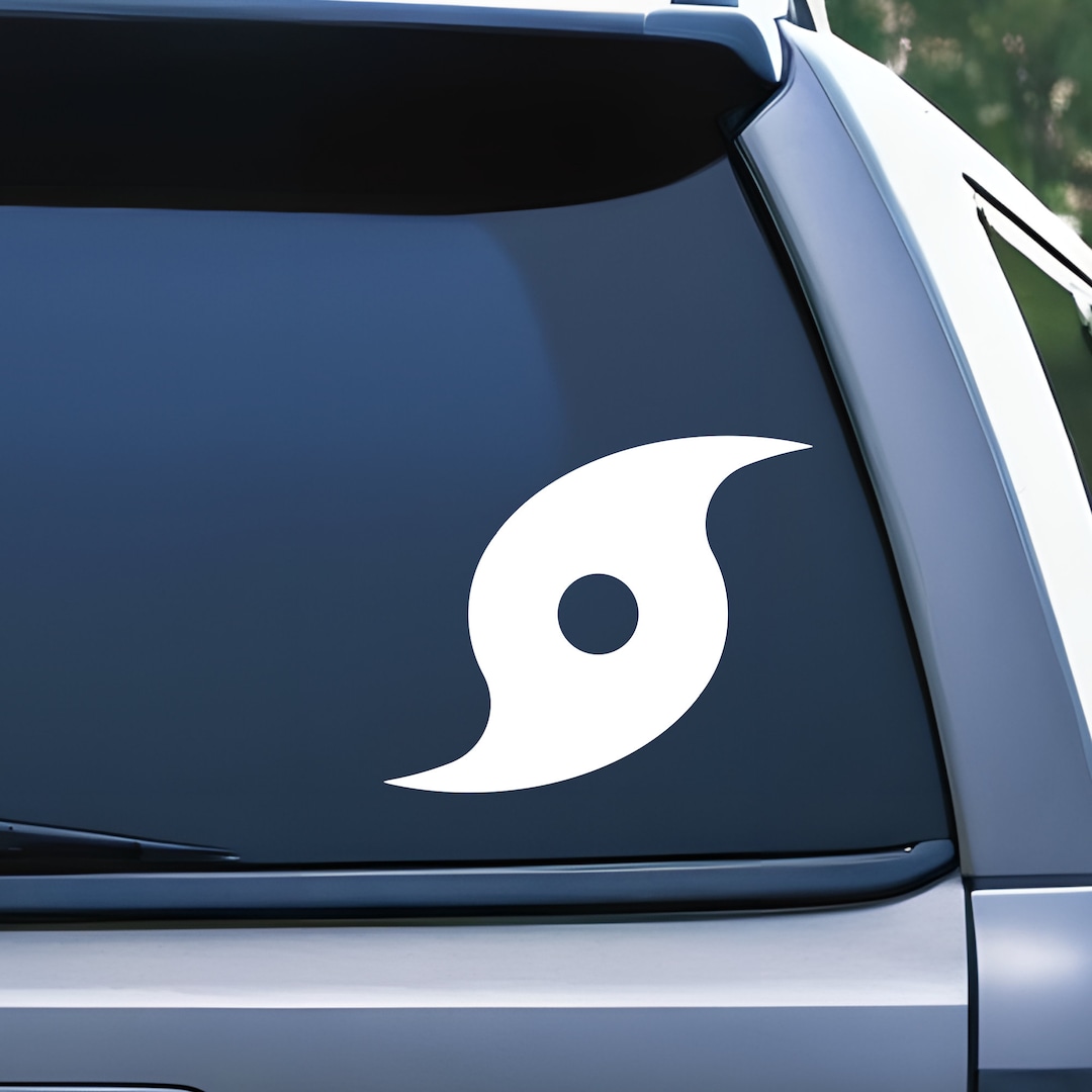 Hurricane Symbol Vinyl Decal Sticker - Etsy