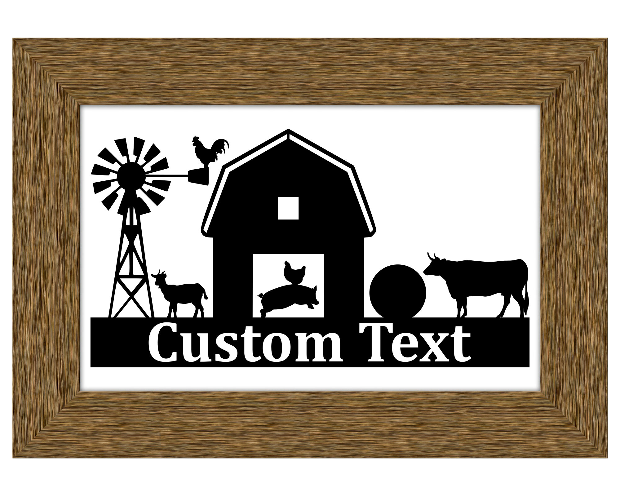 Farm / Ranch Vinyl Decal Sticker, the Funny Farm Vinyl Decal - Etsy