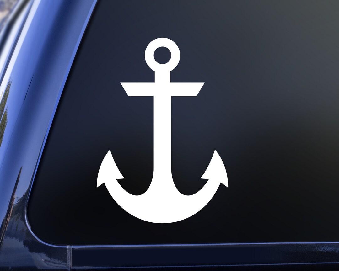 Anchor Decal, Ship Anchor Decal, Boat Anchor Decal, - Etsy