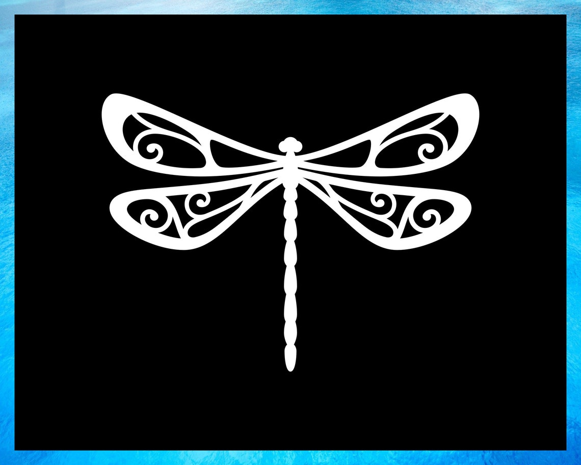 Dragonfly Decal Dragonfly Sticker Car Window Decal Laptop - Etsy