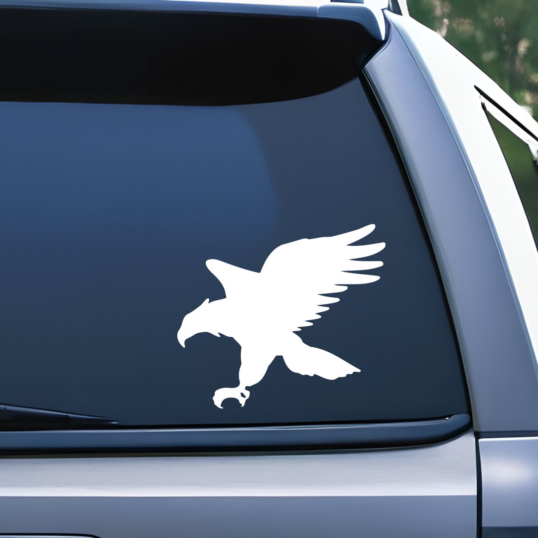 Eagle Decal, Falcon Decal, Flying Eagle Vinyl Decal - Etsy