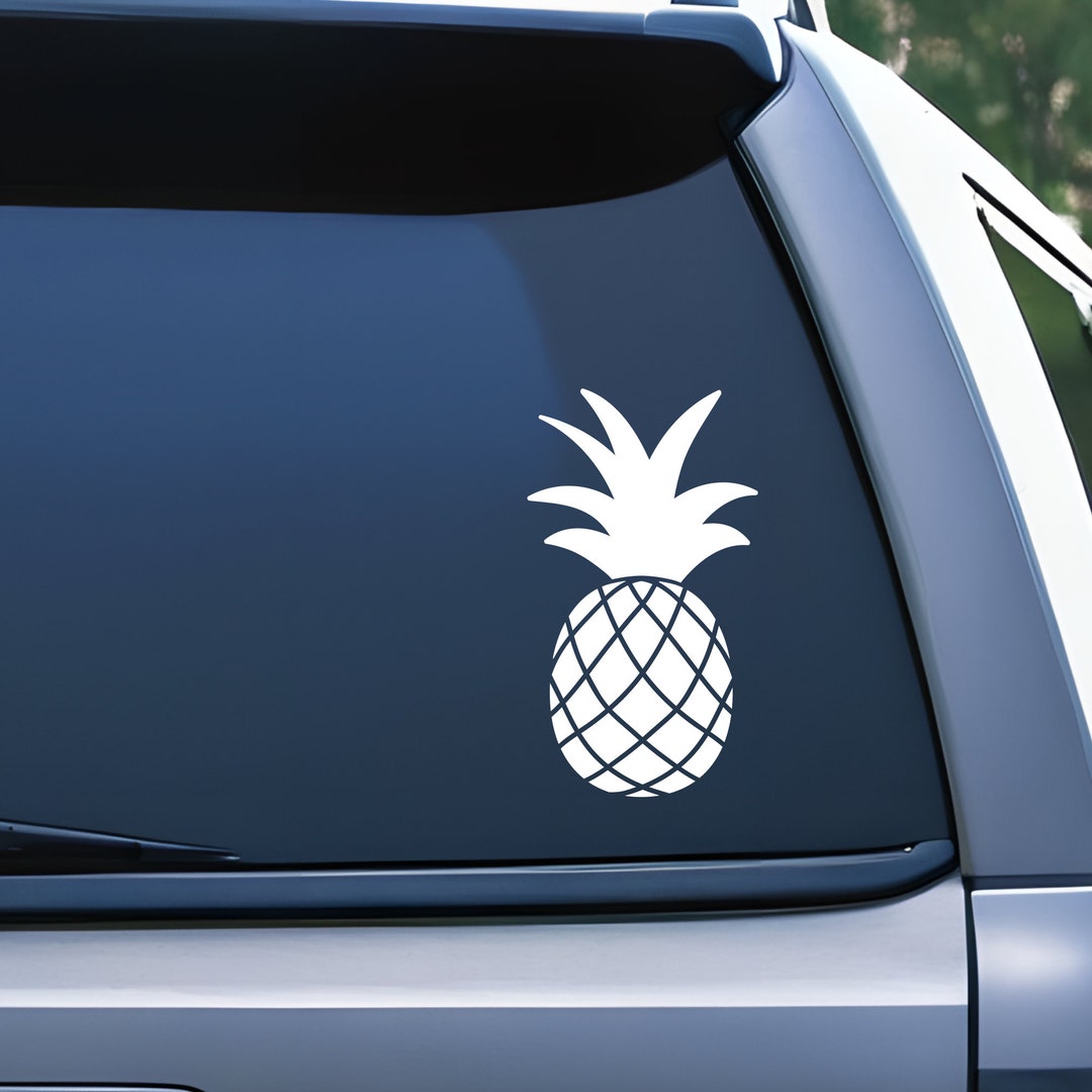Pineapple Decal, Fruit Vinyl Sticker, Tropical Fruit Decal - Etsy