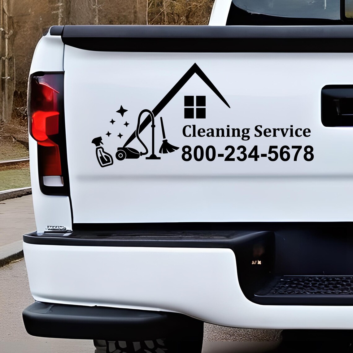 Custom Cleaning Decal, Maid Service Decal, Custom Business Decal for ...