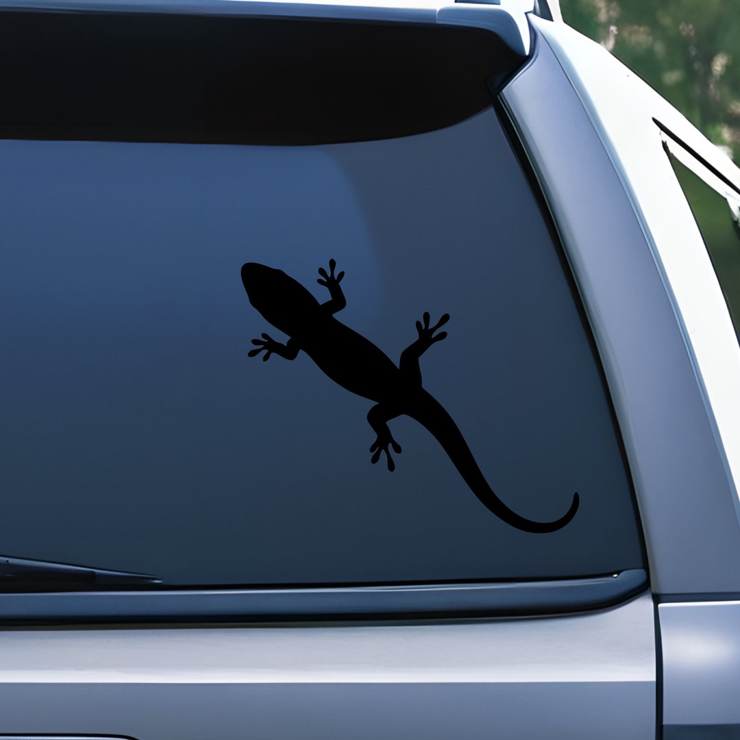 Lizard Decal, Gecko Lizard Vinyl Sticker - Etsy