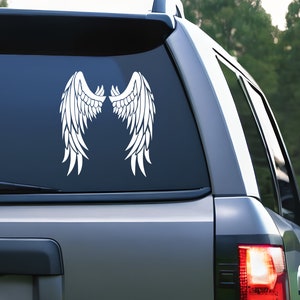 Angel Wings Vinyl Decal Sticker, Religious Christian Decal - Etsy